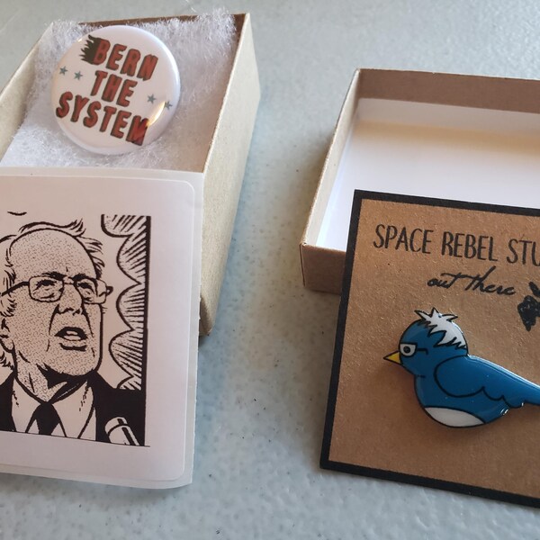 Bernie Sanders Pin ~ Badge ~ Birdie ~ 2020 ~ Revolution ~ Not for Sale ...