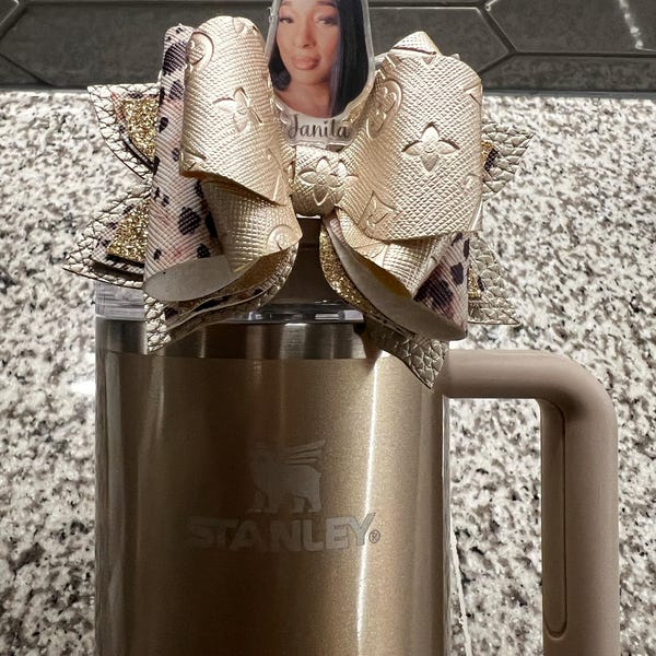 Big Face on A Stanley Straw, Baby Face Stanley Straw Topper ...