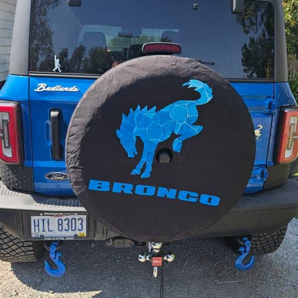 Spare Tire Cover Compass Abstract Colorful for Jeep Ford Bronco ...