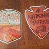 National Park Sticker Set Waterproof Vinyl Sticker, UV Resistant NP ...