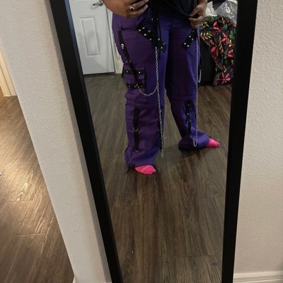 Handmade Men's Gothic Men's Step Chains Pants Orange - Etsy