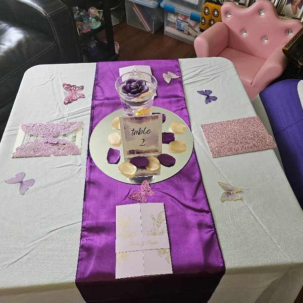 Beautiful 3D Blue Butterflies, Set of 18, 7cm Wide. Embellishments ...