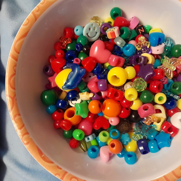 Kidcore Friendship Bracelet Bead Mix Rainbow Bead Soup for Jewelry ...