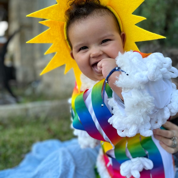 Sunshine Sun Rays Headband or Yellow Tutu Birthday Party Favors Kid ...