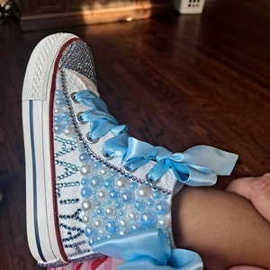 Newborn Baby Girl Bling Rhinestone Shoes Customized Inital - Etsy