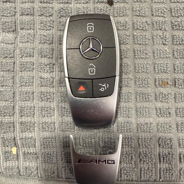 2022 New Amg Key Cover Emblem Remote Fob Affalterbach Aluminum Mercedes ...