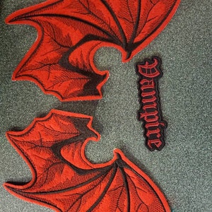 Bat Patch, Embroidered - Etsy