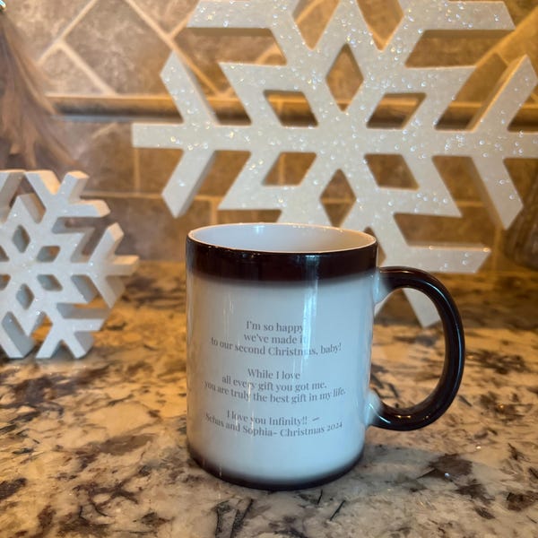 Personalized Hidden Message Magic Coffee Mug Secret Message Color ...