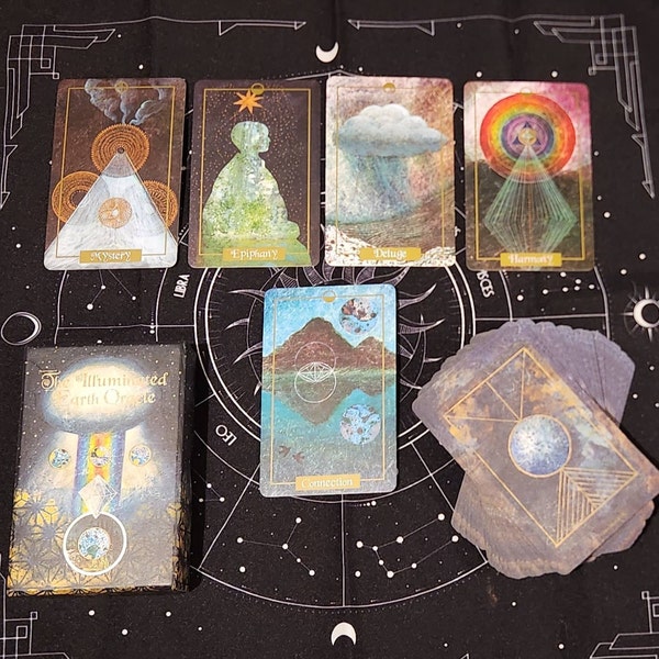 Illuminated Earth Oracle Card Deck, Oracle Deck, Oracle Cards, Tarot ...