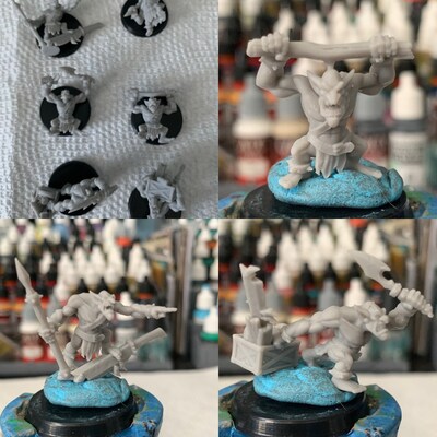 Giganotosaurus Dinosaur Miniature Lord of the Print Dnd Miniatures Role ...