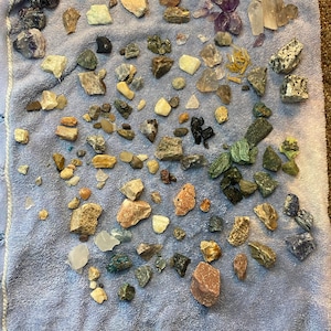 Gemstone Identification Chart 6x9 Glossed Raw Gem Reference - Etsy