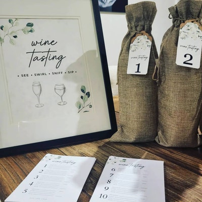 Wine Tasting Party Sign, Welcome to Wine Tasting Party, Printable Wine ...