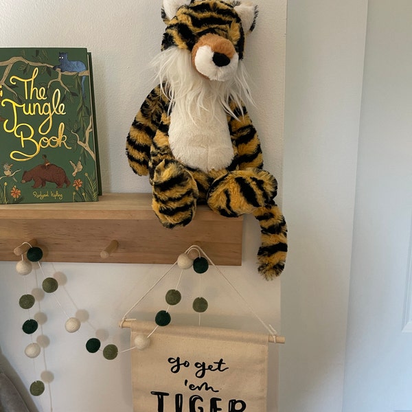 It's a Jungle in Here Canvas Banner | Neutral Safari Nursery Decor ...