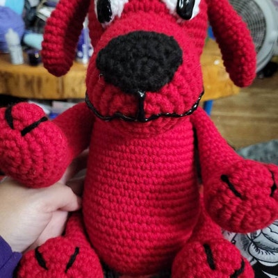 PDF PATTERN: Big Red Dog Crochet Pattern - Etsy