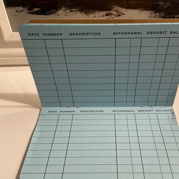 CHECKBOOK Register Traveler's Notebook Insert - Choice of 23 Colors and ...