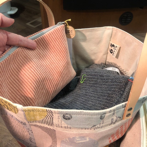 Patchwork - One of a Kind - Project Bag by 65 South - Knitting Project ...