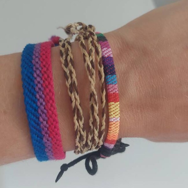 Boho Surfer Bracelet for Men and Women - Handmade Summer Beach Festival ...