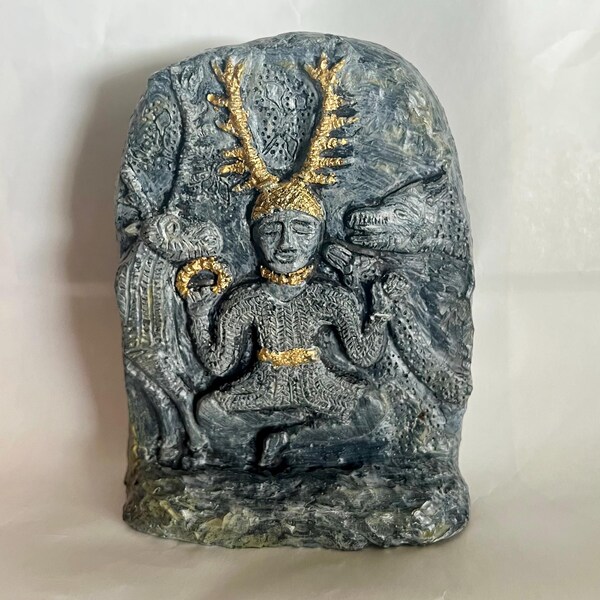 CERNUNNOS God of Animals and Nature; Cernunnos Bas-relief Celtic God ...