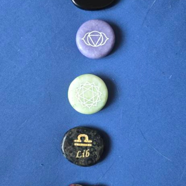 Magical! Triple Moon Goddess Palm Stone, Black Obsidian, Goddess ...