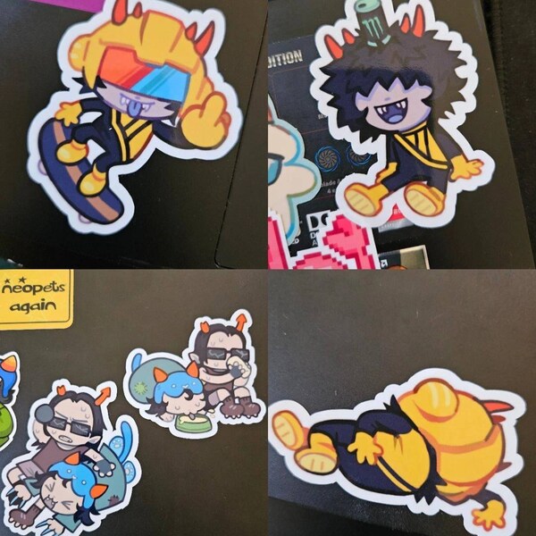 Mituna Captor Sticker Set | Homestuck - Etsy