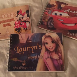 Personalised Mickey Mouse Autograph Book Disneyland / Disney - Etsy