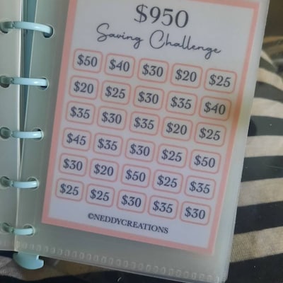 Savings Challenge Binder, Budget Binder, 1.5k - Etsy