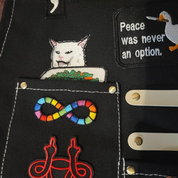 Smudge the Table Cat Meme Salad Patch Embroidered Iron on AD8 - Etsy