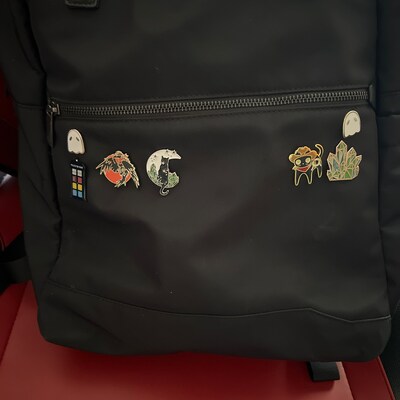 Split Girl Enamel Pin Set 2.5in - Etsy