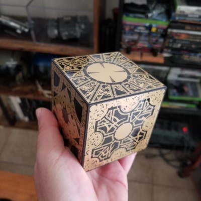 Hellraiser Puzzle Box Full Size Foil Face Solid Wood the Originator of ...