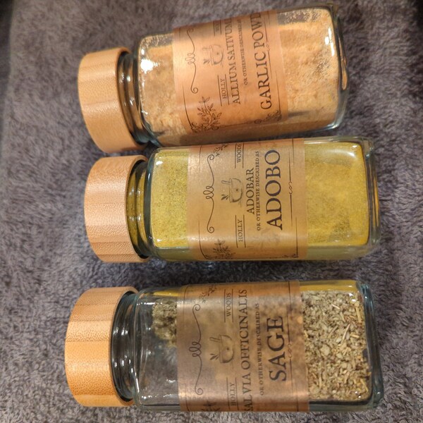 Ground Mercy Apothecary Spice Jar Labels - Etsy