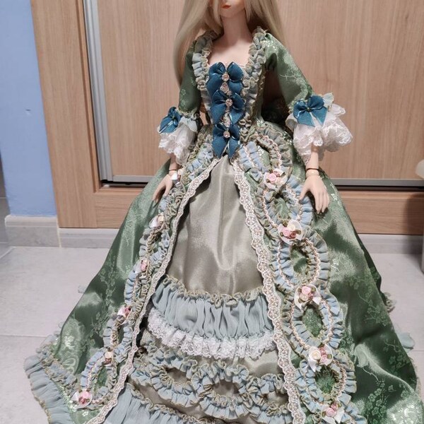 DD, Smartdoll, BJD Dress Set-european Classic Dress-cherry Blossom - Etsy