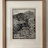 Lokelani Rose Linocut Print, Official Island Flower of Maui, Original ...