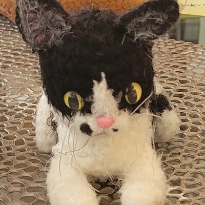 Custom Cat Plush, Custom Crochet Cat, Custom Stuffed Cat, Custom Pet ...