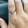 Solid Gold Raw Blue Peruvian Opal Raw Stone Engagement Ring Raw ...