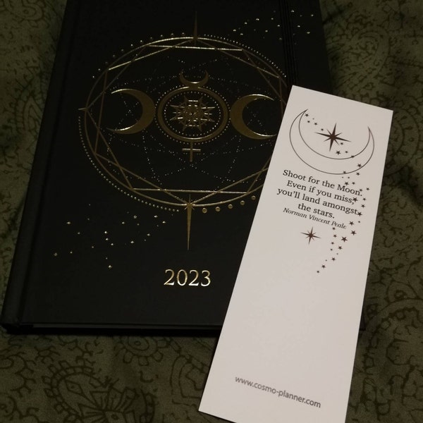 2025 COSMOPLANNER Moon Planner Creative Productivity Planner Moon Journal Moon Phases Full Moon ...