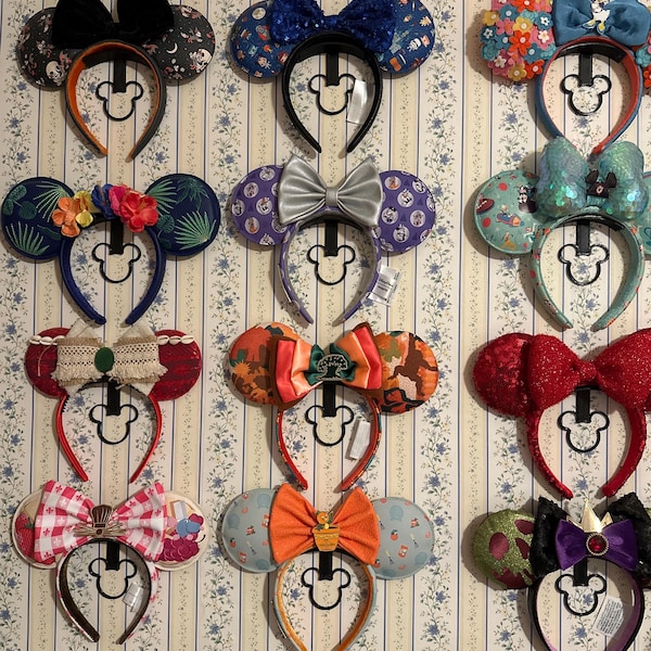 Mickey Ear Wall Displays 5 and 10 Packs - Etsy