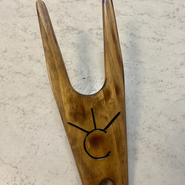 Solid Oak Boot Jack Customized Wood Boot Jack One Size Fits All ...