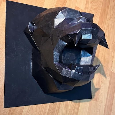 Shark Wall Decor, Low Poly Shark Model, Create Your Own 3D Papercraft ...