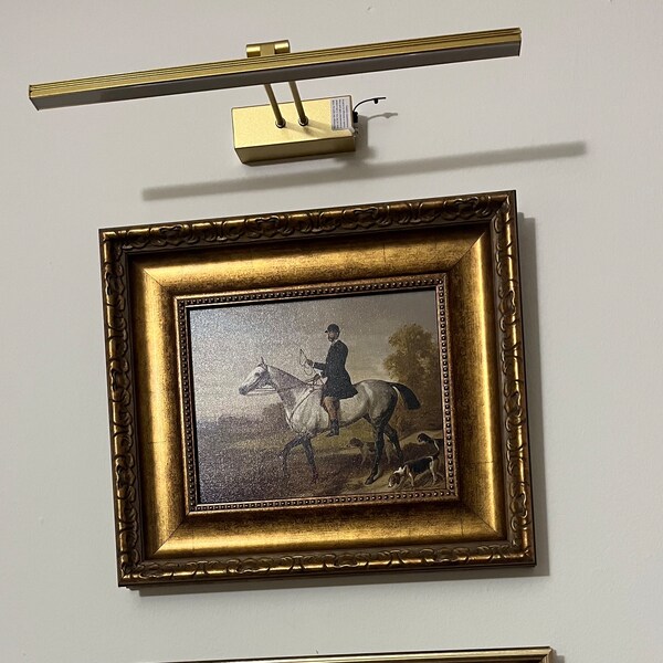 A Huntsman With Horse and Hounds by Adam Emil Framed Oil Painting Print ...