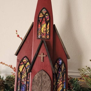 Wood Handcrafted Churches - Etsy