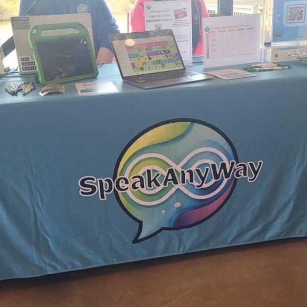 Custom Tablecloth, Custom Table Cover for Trade Show, Table Cover With ...