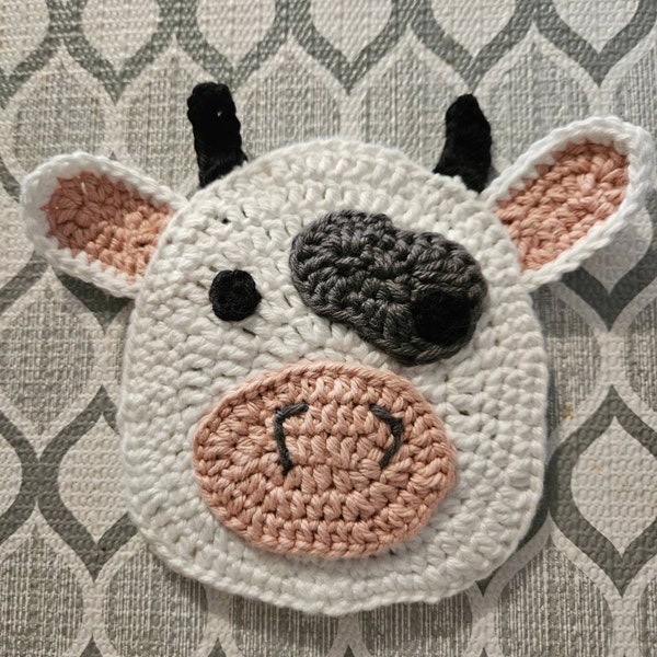 Highland Cow Potholder and Coaster Set - Crochet Pattern PDF - Etsy
