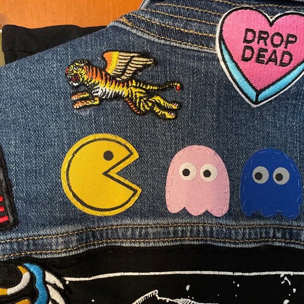 Gorgeous Pink Cherry Blossom Patch, Flower, Iron on Patch, Embroidered Patch, Applique, Iron on ...