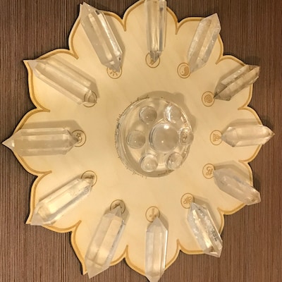 Reiki World Peace Crystal Grid Altar Decoration - Etsy