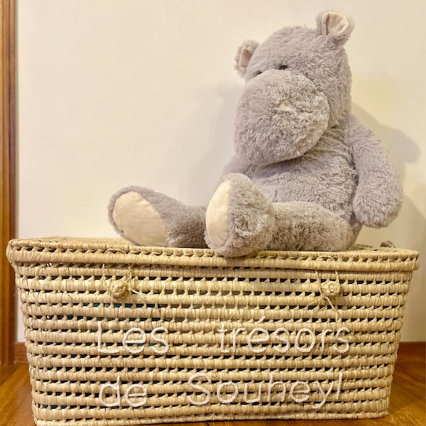 PERSONALIZED Wicker Storage Chest, Toy Trunk, Wicker Toy Chest, Rattan ...