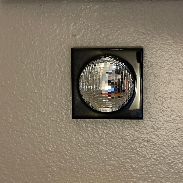 3D SMALL DISCO BALL Wall Art - Resin Disco Ball 3D Room Decor - 5in X ...