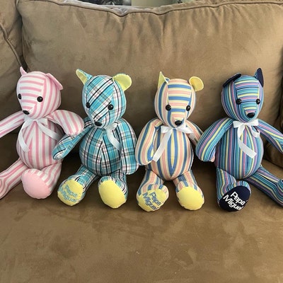 Add Angel Wings, Memory Bear Angel Wings, Fabric Angel Wings - Etsy