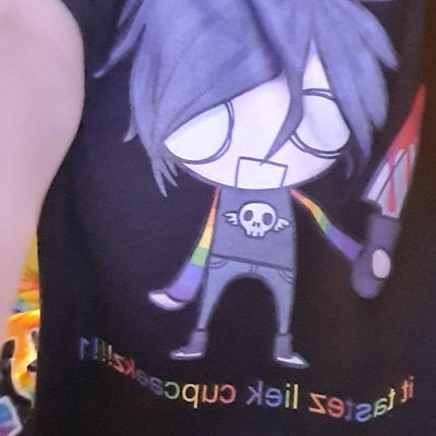 Emo Guy Sticker Y2k Mall Goth Scenecore Pop Punk Retro Music - Etsy