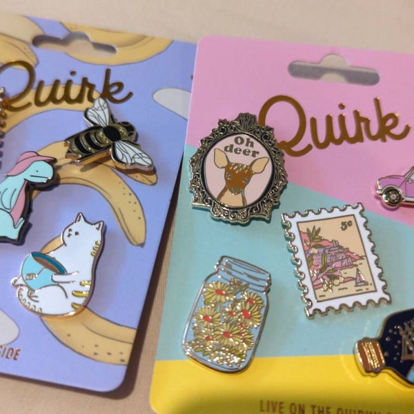 Enamel Pin Set - 5 Pack Discount Sale Enamel Pin Pack - Etsy