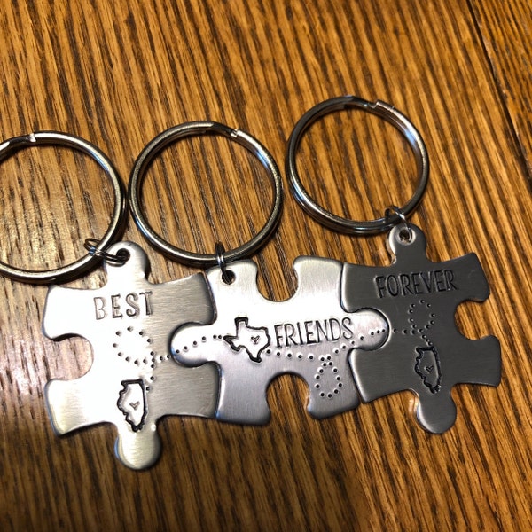 Personalized Keychains, Friendship Keychains, Family Keychains ...